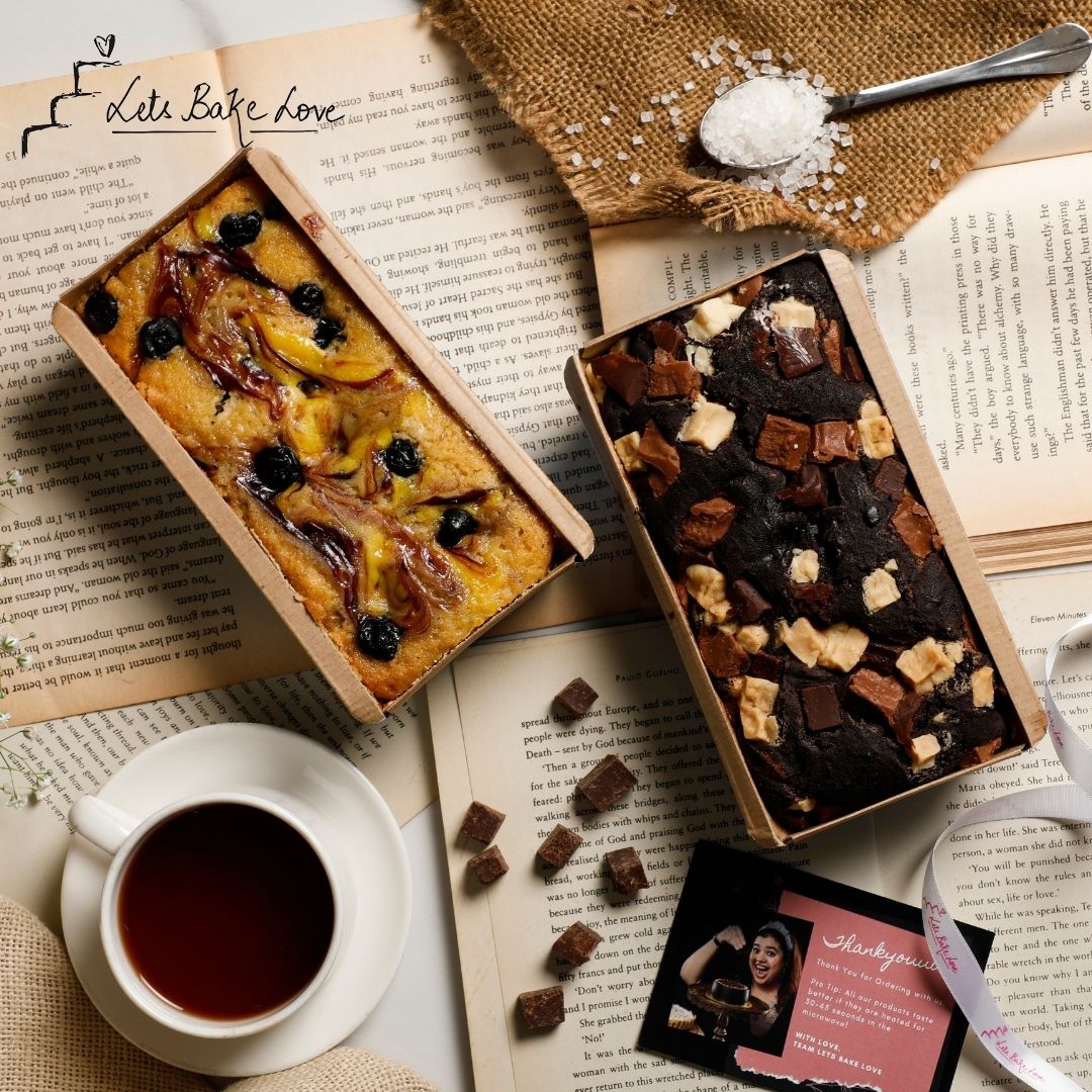 The Tea Cakes Gift Box ( Lemon Blueberry and Triple Chocolate Chunk ...